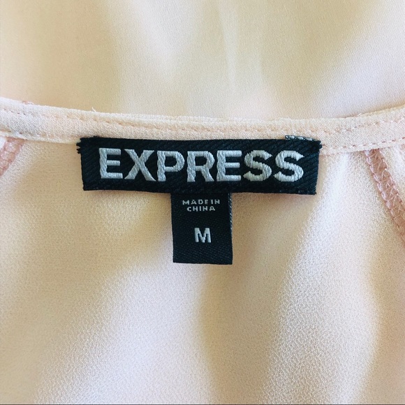 Express | Tops | Express Pink Sleeveless Jeweled Neckline Tank | Poshmark